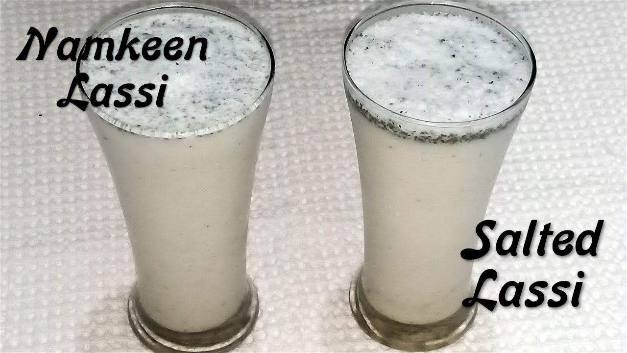 How to Make Namkeen Lassi | Punjabi Style | Salted Lassi Recipe | नमकीन ...