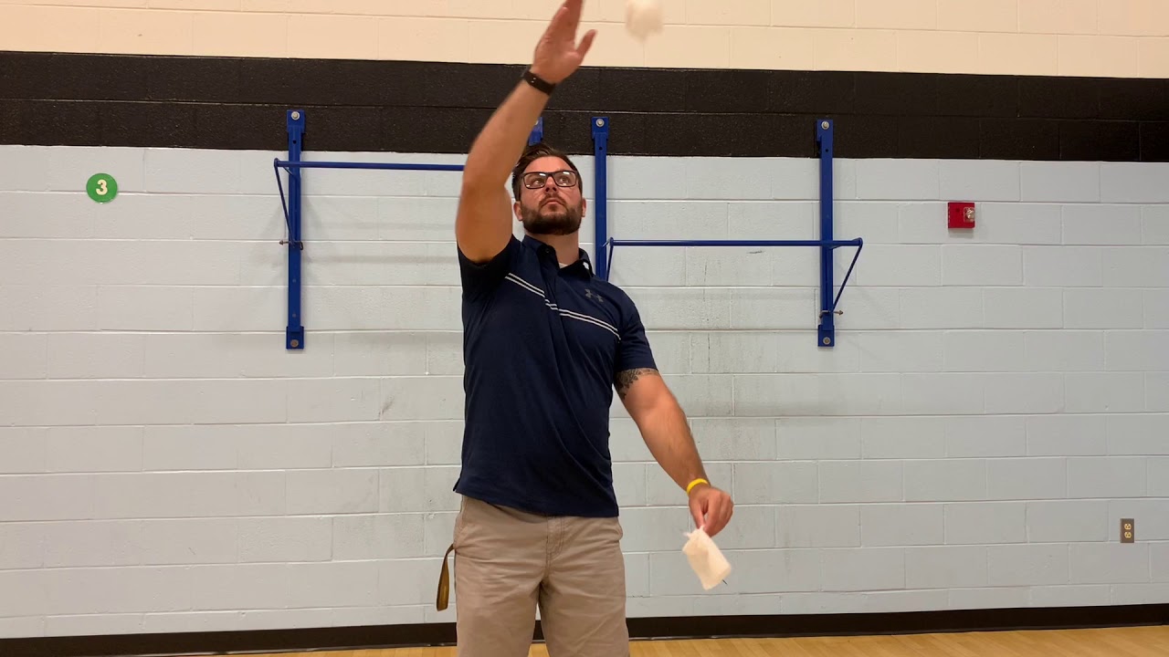 Physical education At Home Tissue juggling activity - YouTube
