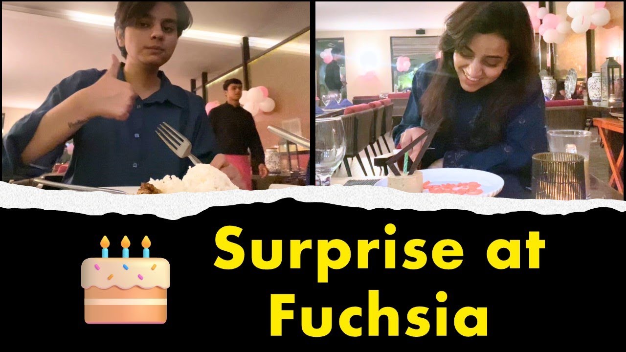 First time at Fuchsia | Surprise pey Surprise | Family Vlog - YouTube