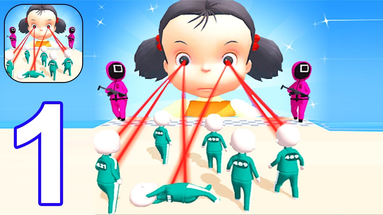 Squid Master - Squid Game Run - Gameplay Walkthrough Part 1 Level 1 ...