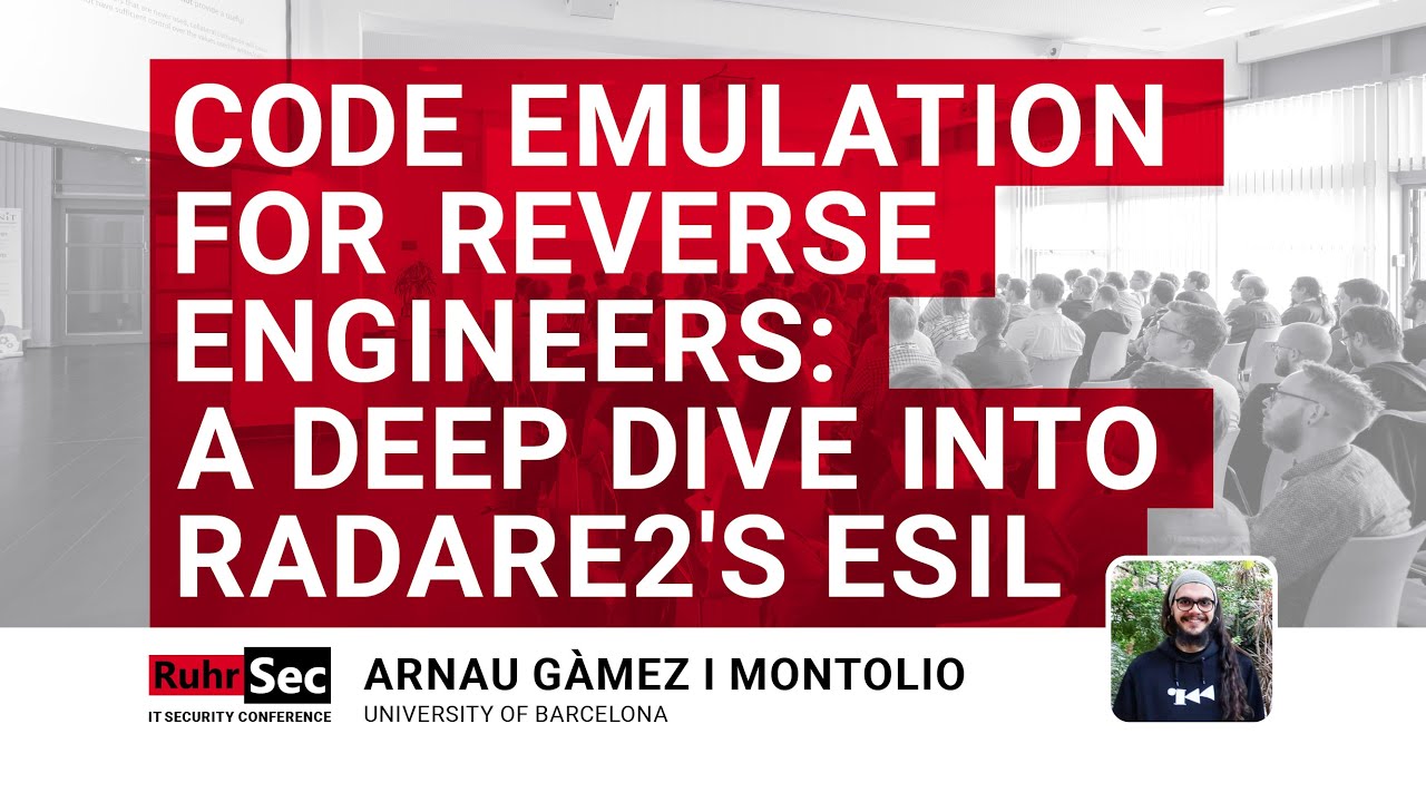 RuhrSec 2020 #StayAtHome Edition: Code emulation ... radare2's ESIL ...