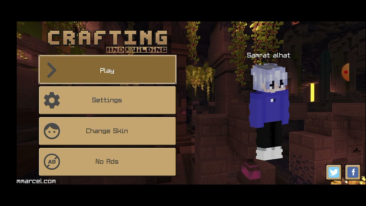 How to make Pixel art in crafting and building | Sam gaming | # ...