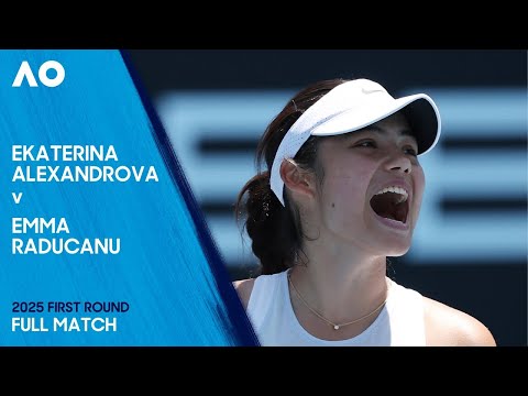 Ekaterina Alexandrova v Emma Raducanu Full Match | Australian Open 2025 First Round