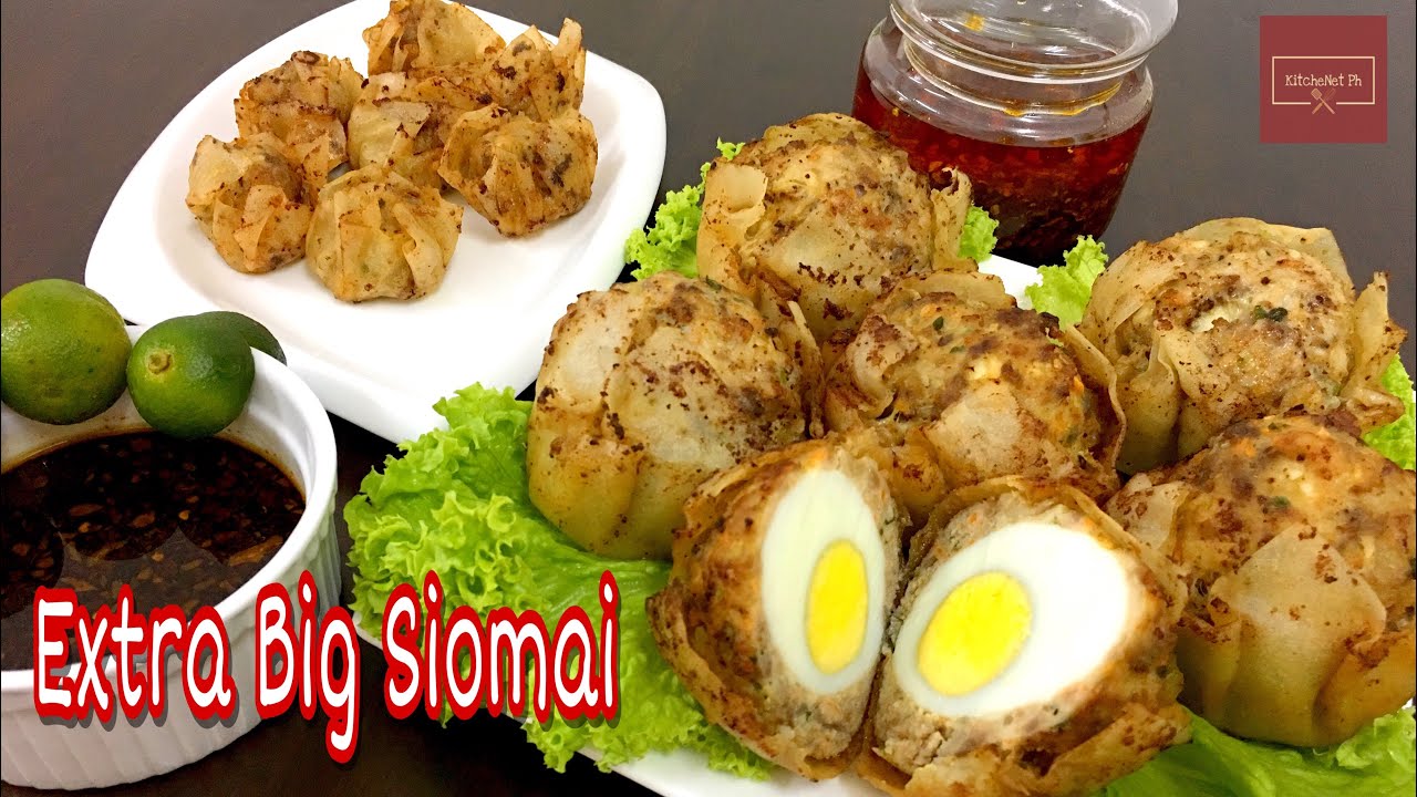 Siomai Extra Big | May Siomai ka na may tokneneng ka pa | KitcheNet Ph ...