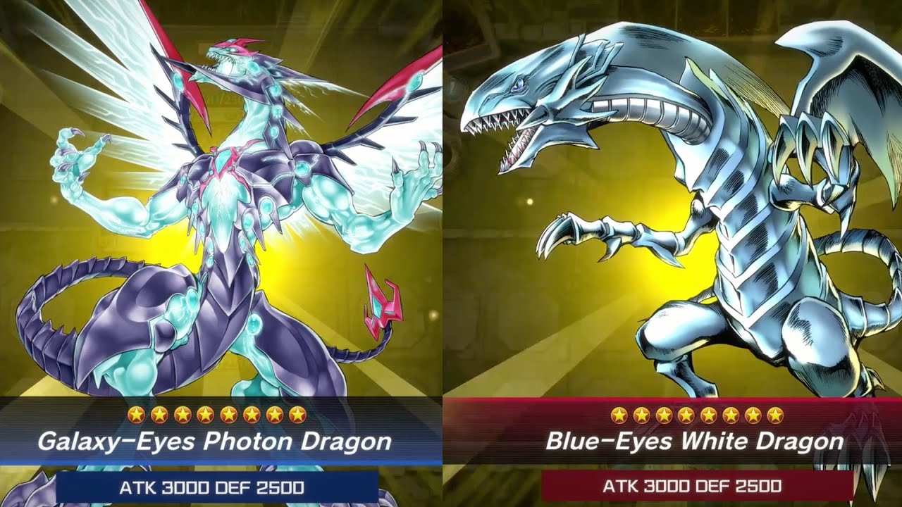 Neo Galaxy Eyes Photon Dragon Vs Blue Eyes Ultimate Dragon