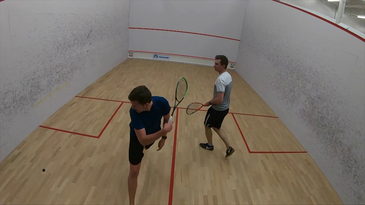 Squash contest - testing out the GoPro - YouTube