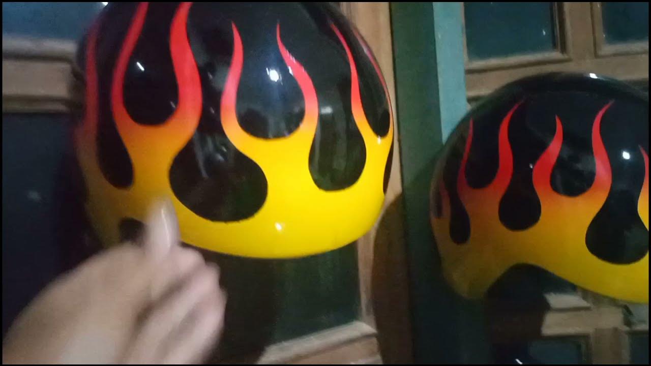 membuat motif api manual - YouTube