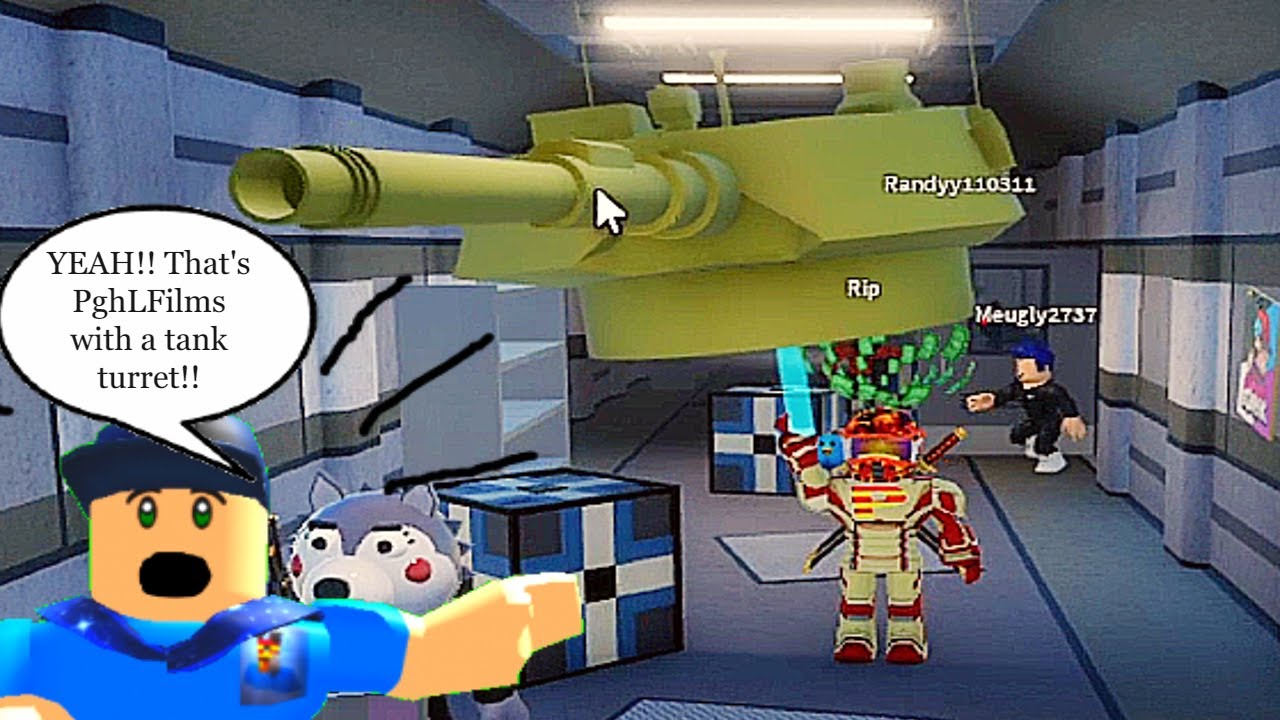 ROBLOX PIGGY "YEAH!! That is PghLFilms with a tank turret!!" TANKFILMS ...