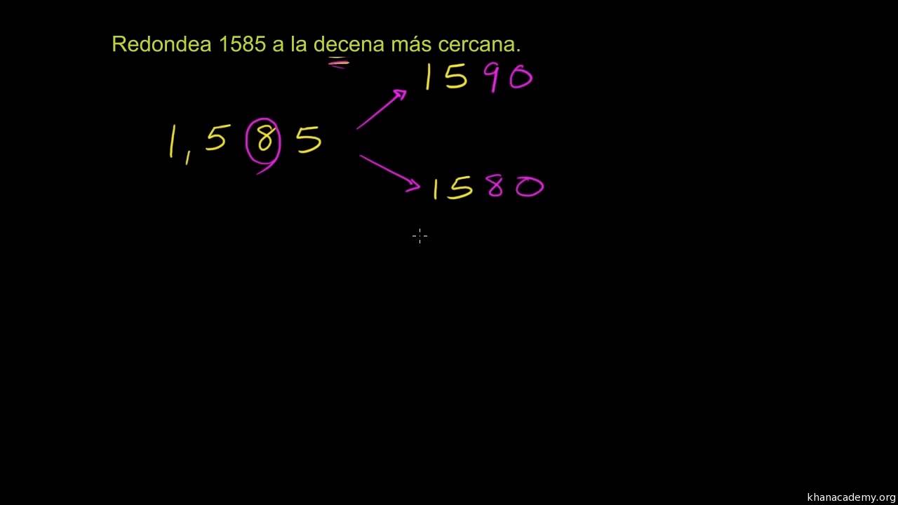 Redondeando números enteros 3 - YouTube