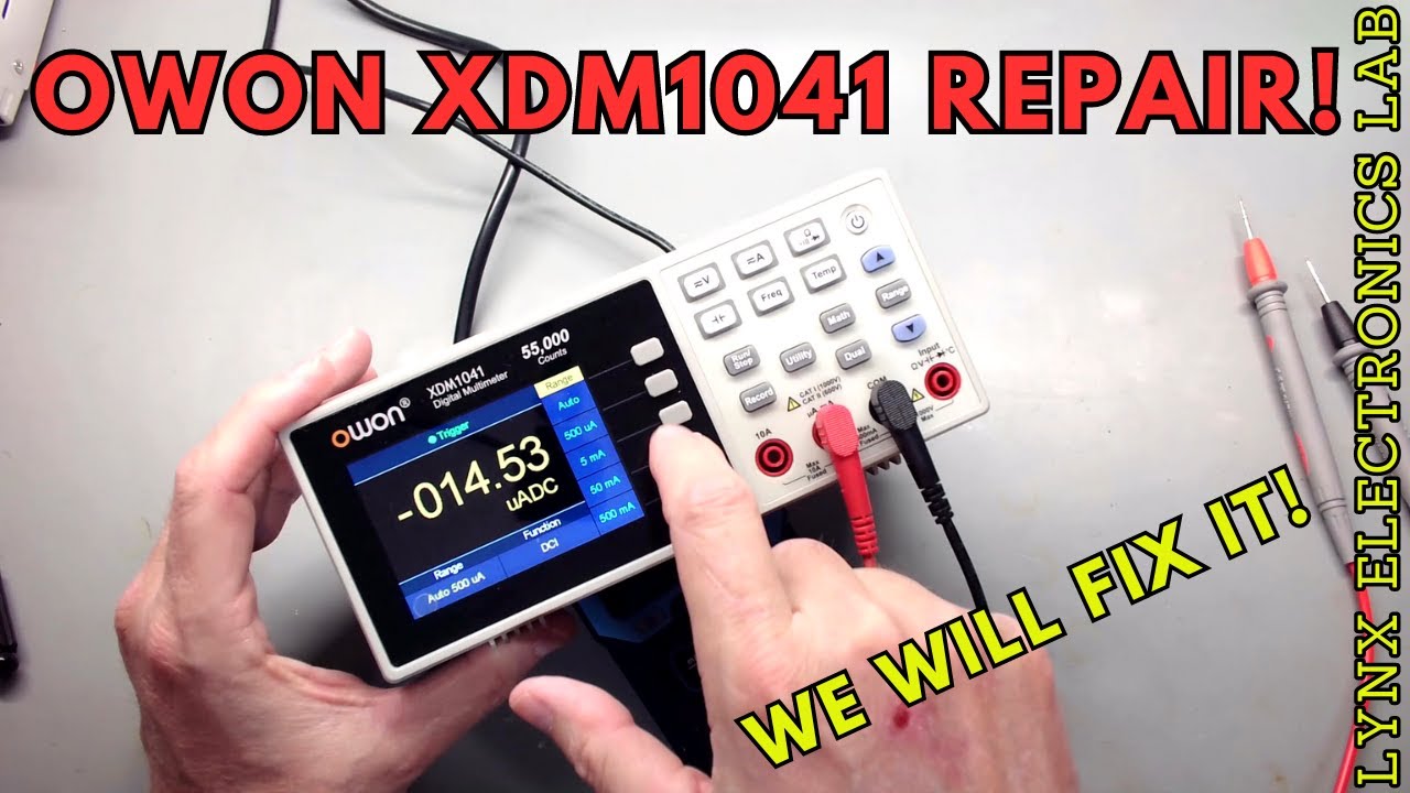 Fear Not: Easy Steps to Repair Your OWON XDM1041 - YouTube