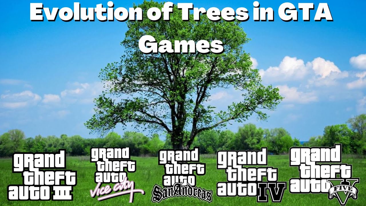 Evolution of Trees in GTA Games #gta - YouTube