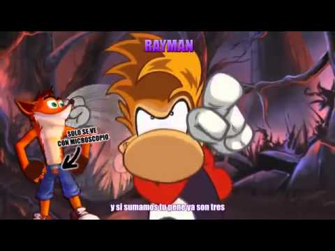 Crash vs rayman - YouTube