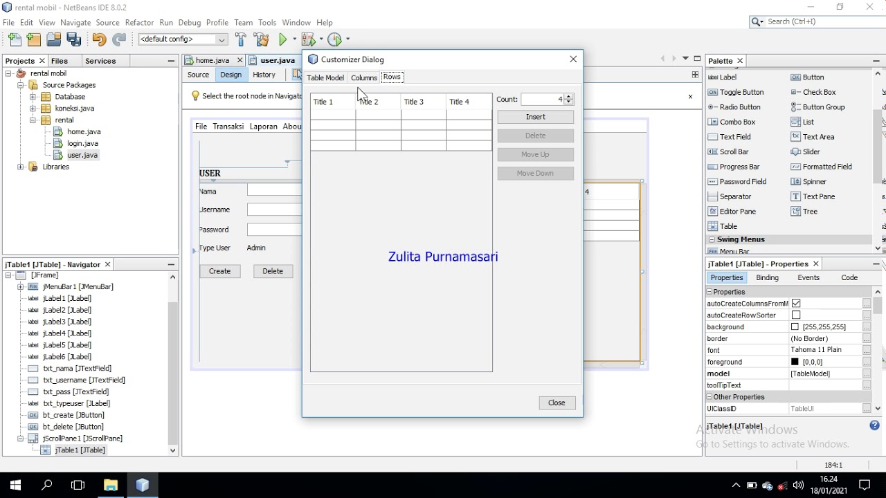 PART 9 || MEMBUAT FORM USER DAN FORM DATA MOBIL - YouTube