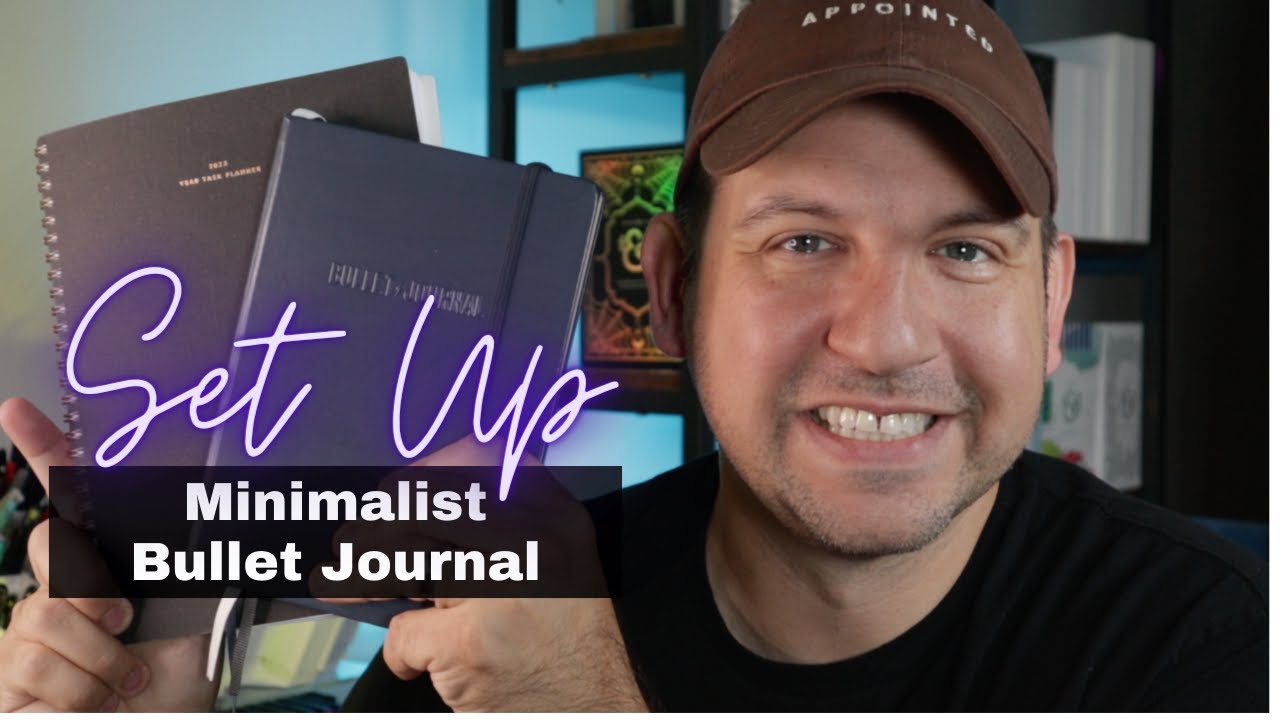 The Official Bullet Journal Minimal Journal Set Up - YouTube