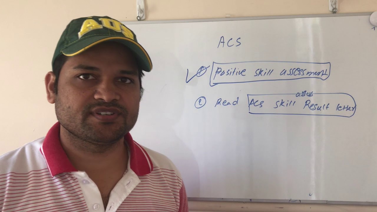 ACS positive skill assessment | Qualification and Experience ...