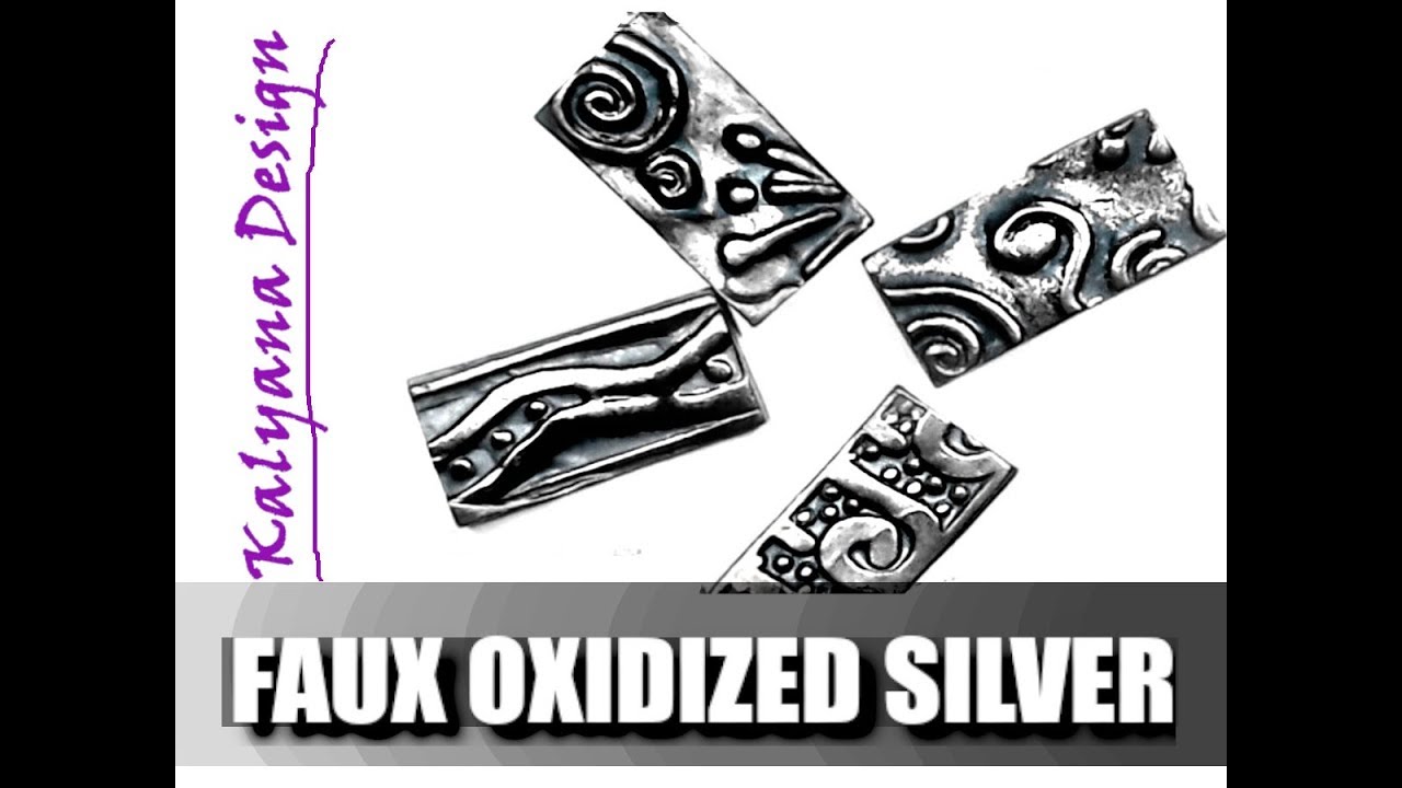 Realistic silver using polymer clay - how to tutorial 321 - YouTube