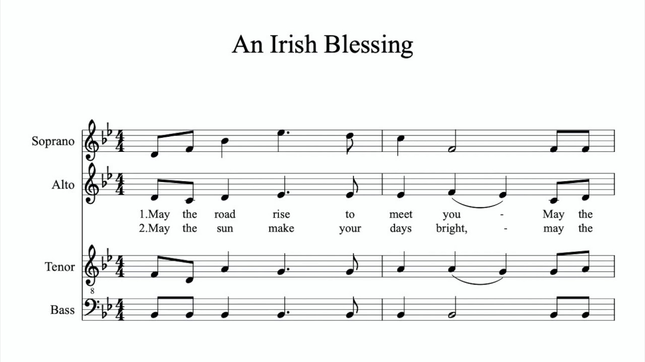 An Irish Blessing - Bass - YouTube