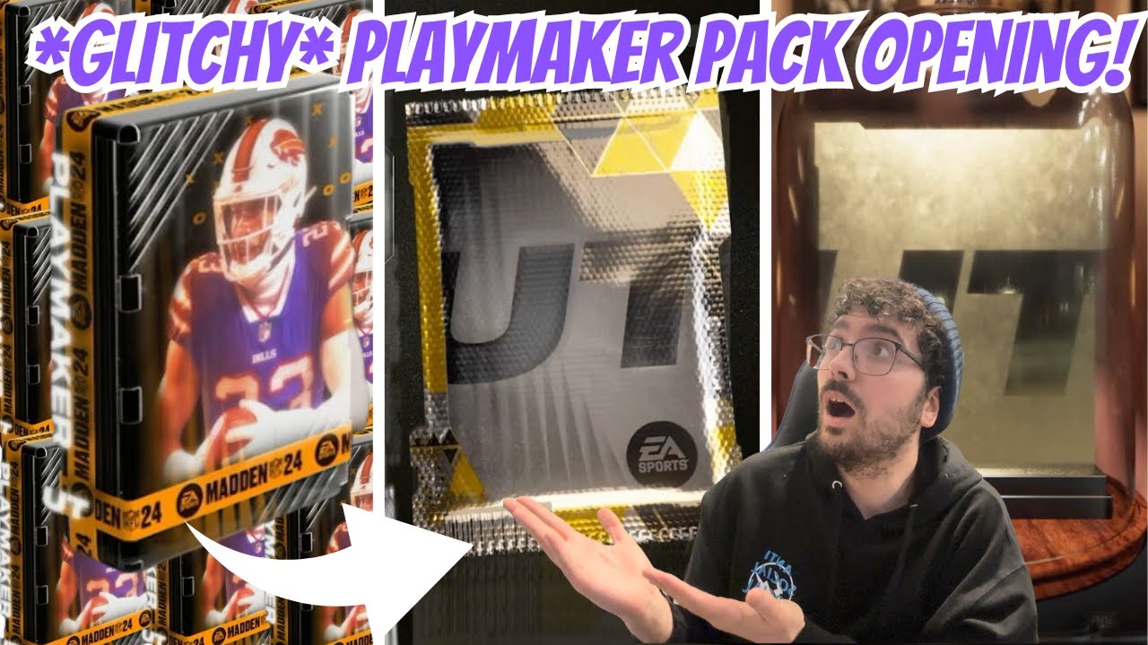 *BROKEN* 40X PLAYMAKER PACK OPENING IN MADDEN 24!! THESE PACKS ARE ...