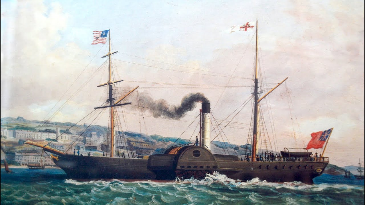 SS Sirus first paddle steamer to cross Atlantic - captained by a ...