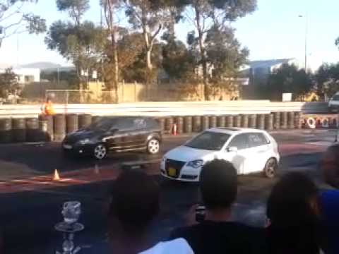Black angel tuning polo gti 1.8T vs sto polo gti 400m - YouTube
