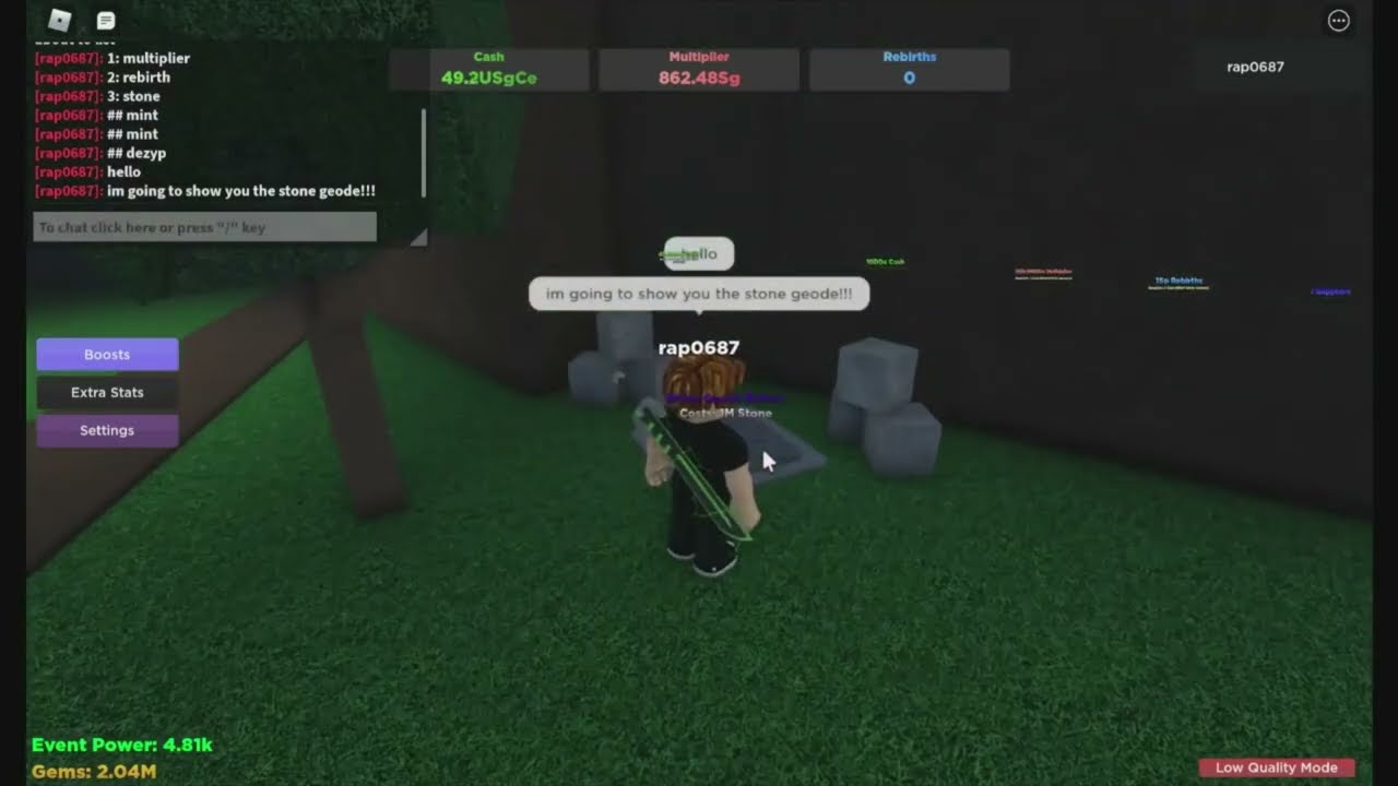 Button Simulator ED Stone Geode Info - YouTube