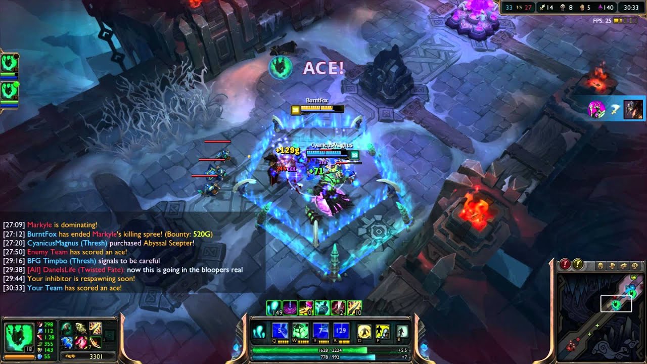 League of Legends - AD Thresh - YouTube