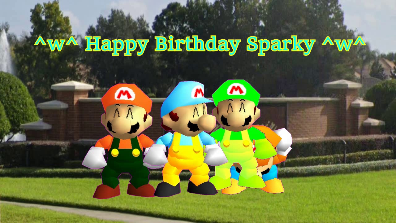 ^w^ Happy Birthday mario sparky ^w^ - YouTube