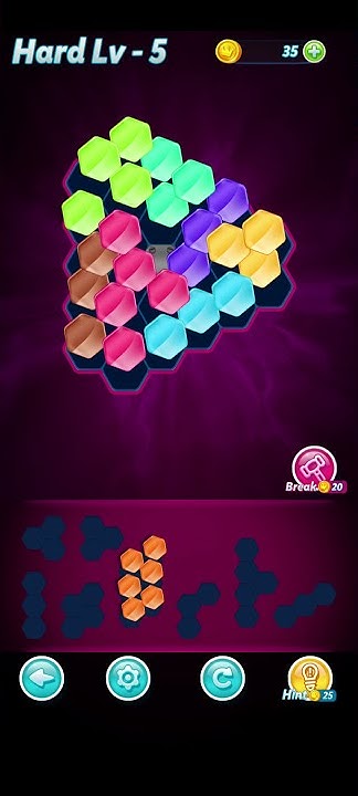 Block! Hexa Puzzle~Amateur block 7 to 8 levels-level 5 - YouTube