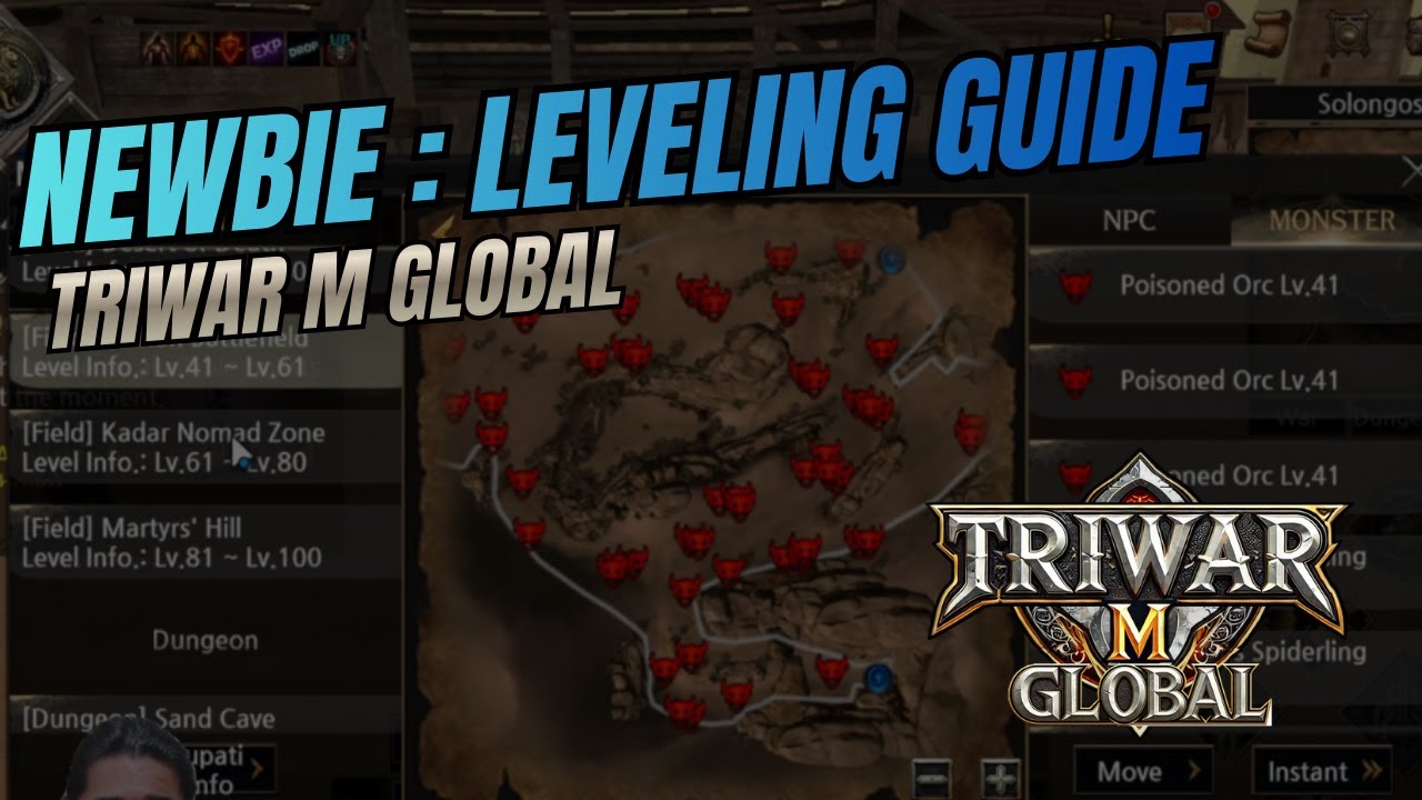Newbie Leveling guide | Triwar M Global - YouTube