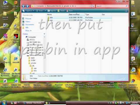 Put DSIware game in your dsi - YouTube