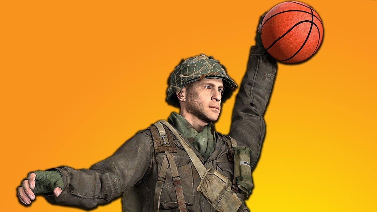 Playing Basketball in Call of Duty (NEW DLC) - YouTube