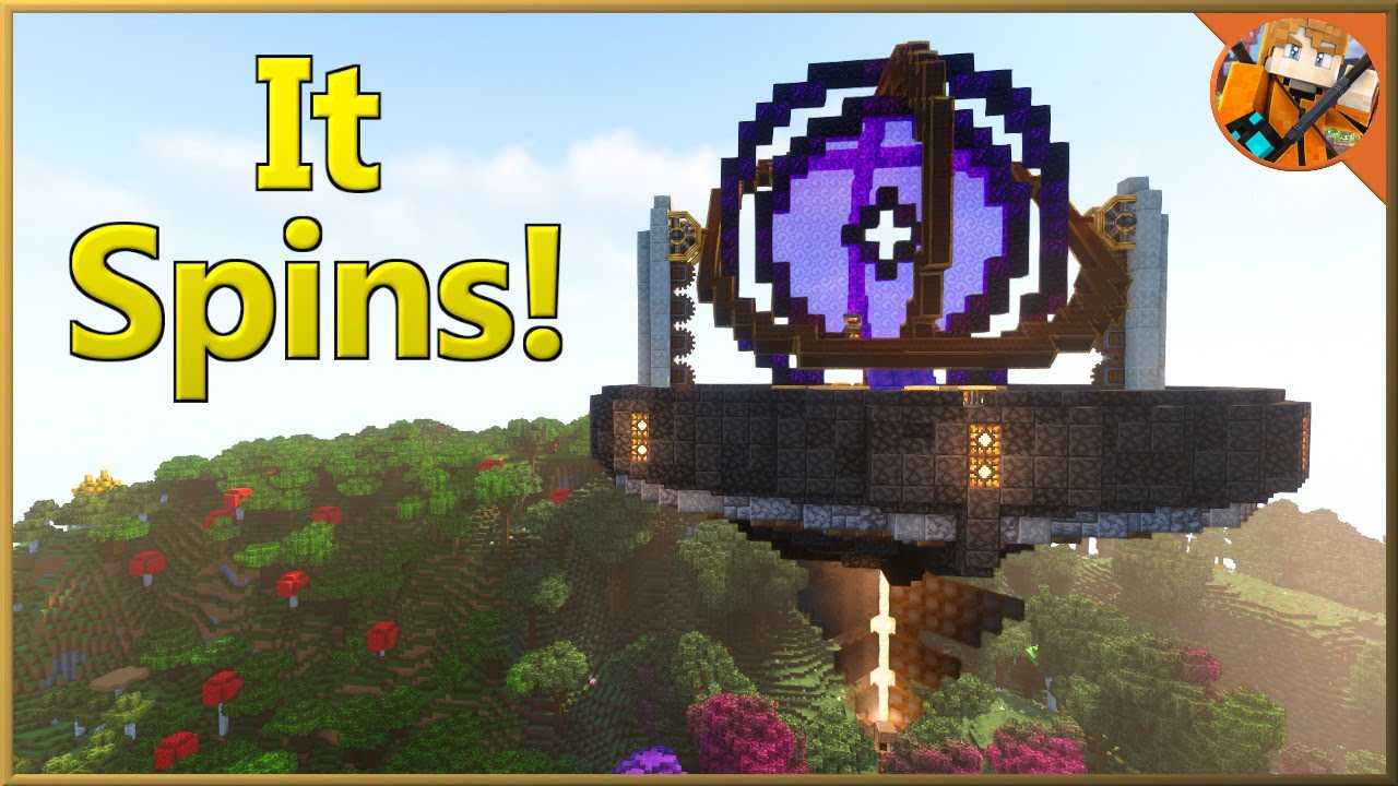 The Gyro Portal Spins To Life - Minecraft + Create - YouTube