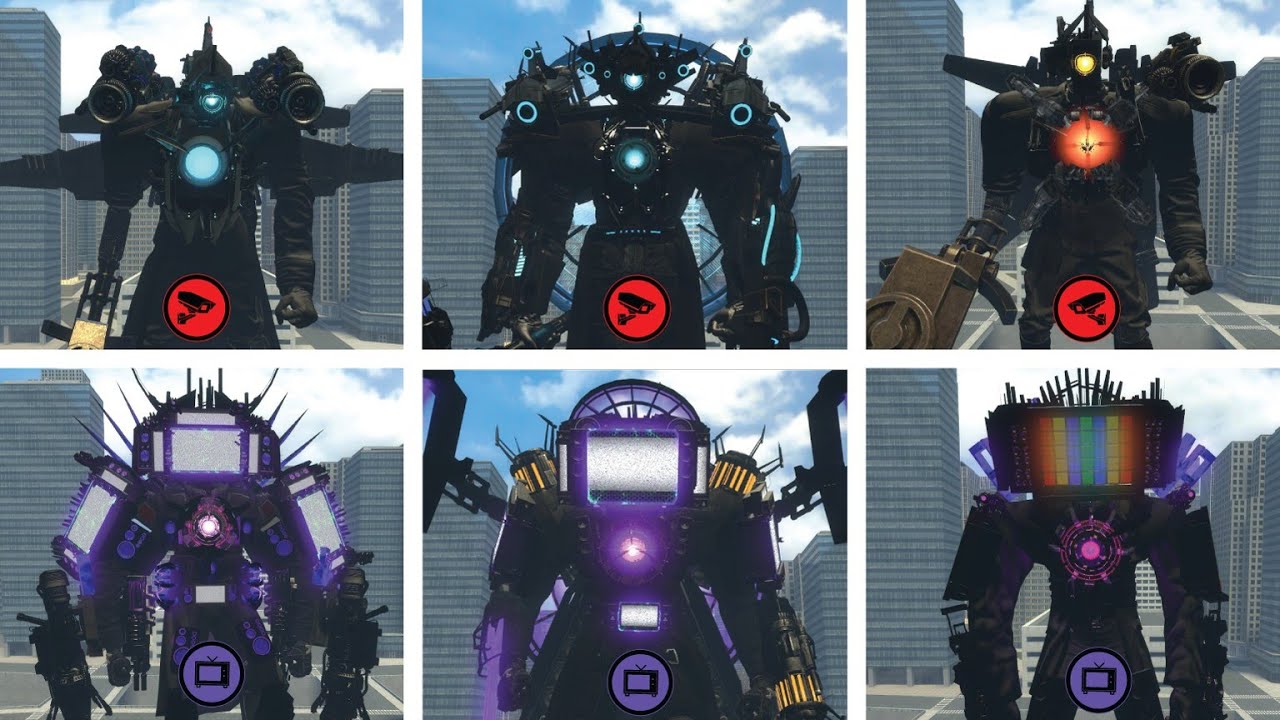 Astro hydra titan vs all Skibidi titan tvman , cameraman , speakerman ...