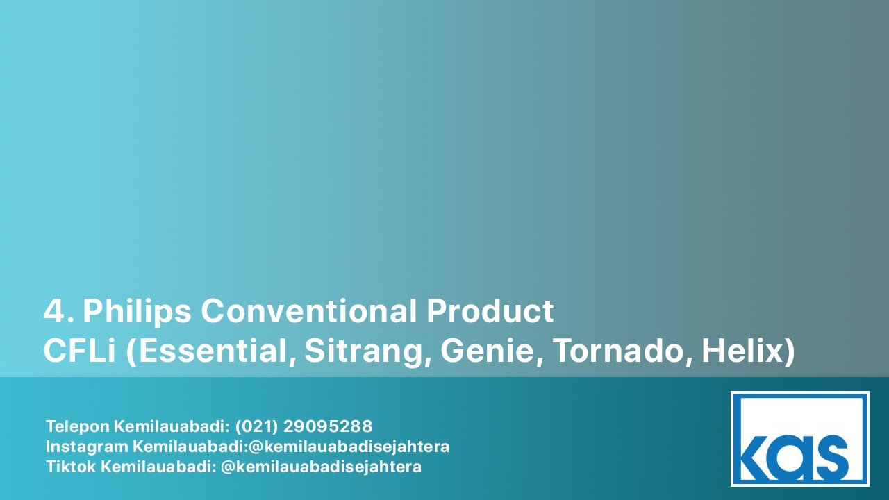 4. Philips Conventional Product - CFLi (Essential, Sitrang, Genie ...