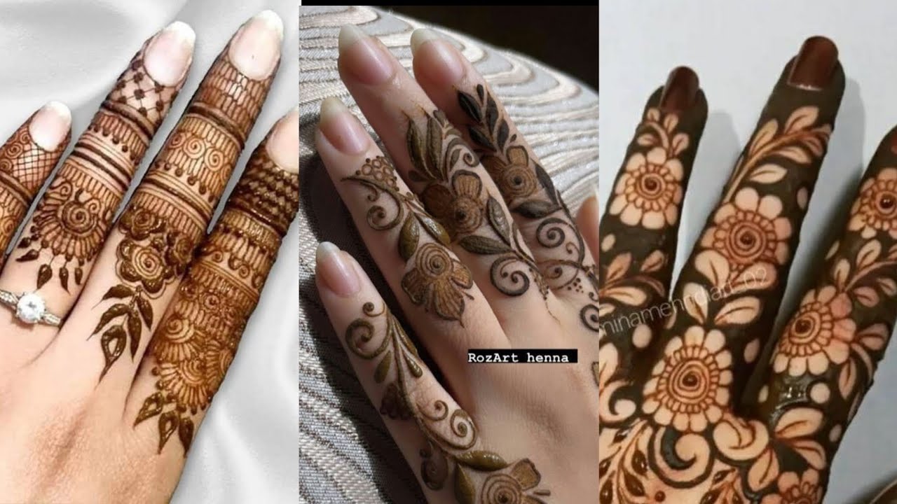 New Gorgeous Finger Mehandi Design ideas// Pakistani Mhendi Design 2k23 ...