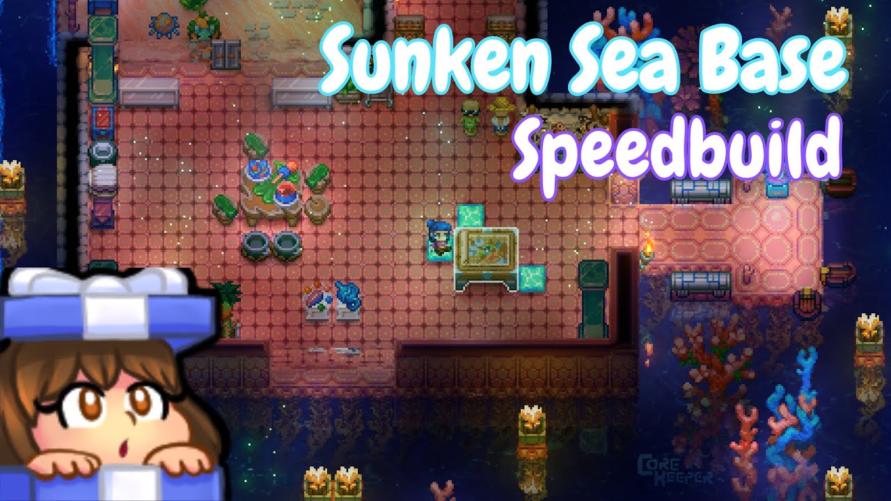 Sunken Sea Base // Core Keeper Speedbuild - YouTube