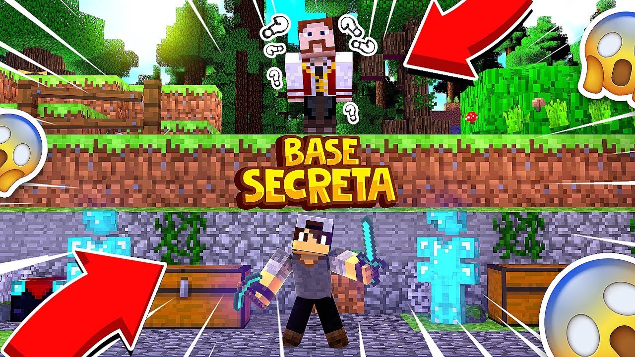 Minecraft: ATIVIDADE #4 - SUPER BASE SECRETA! - YouTube