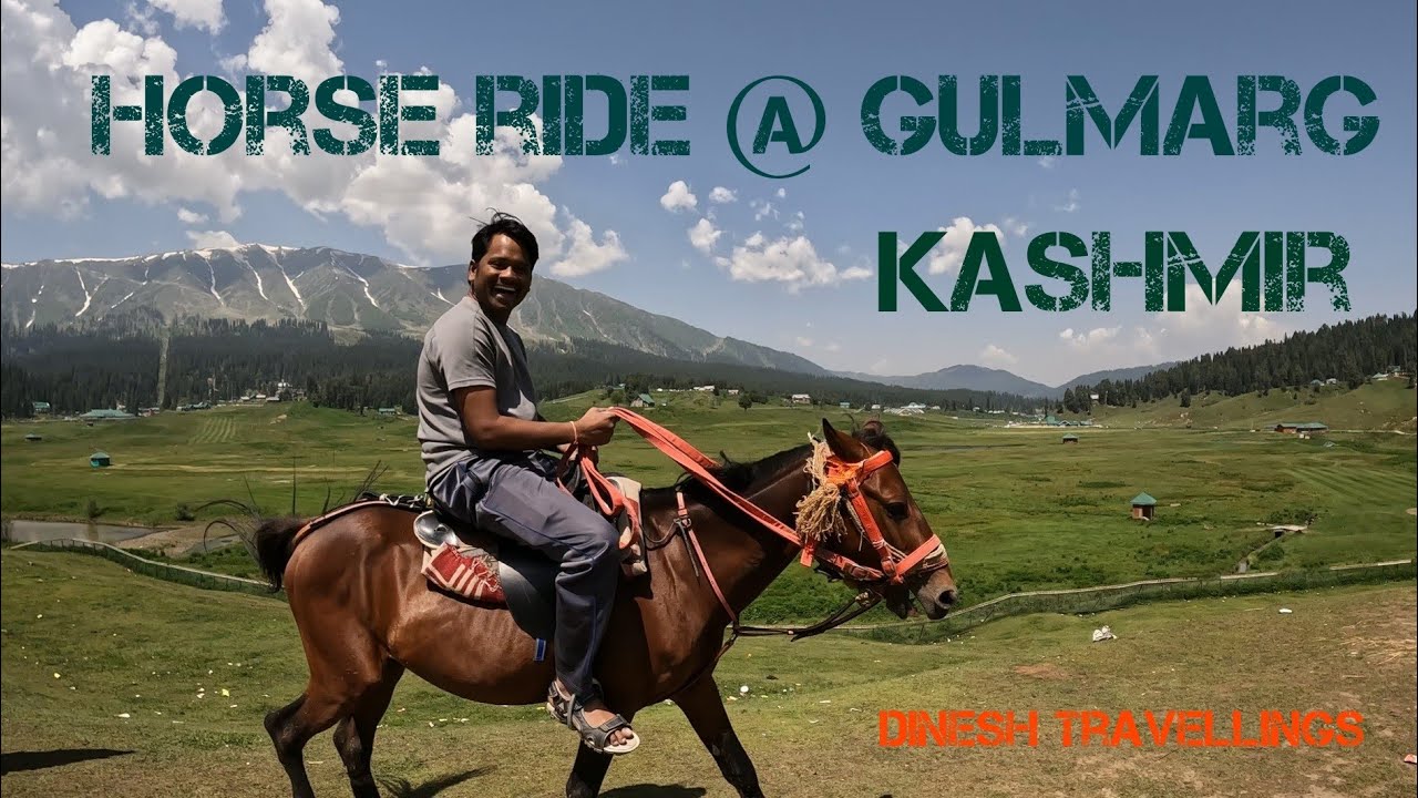 Awesome Horse ride at Gulmarg valley, Kashmir - YouTube
