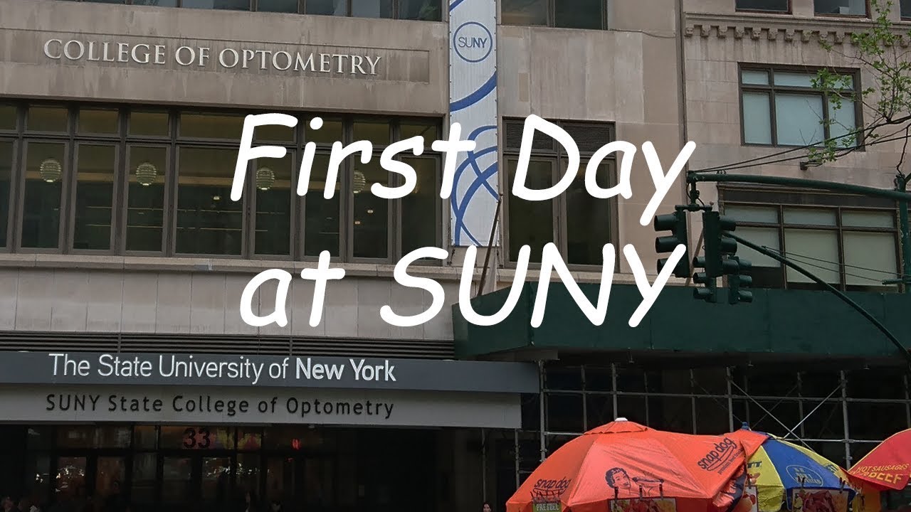 First Day at SUNY Optometry Eye Clinic - YouTube