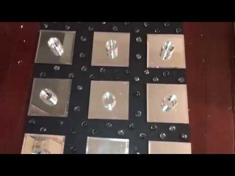 Dollar Tree DIY | 12 little mirrors make ONE Wall mirror - YouTube