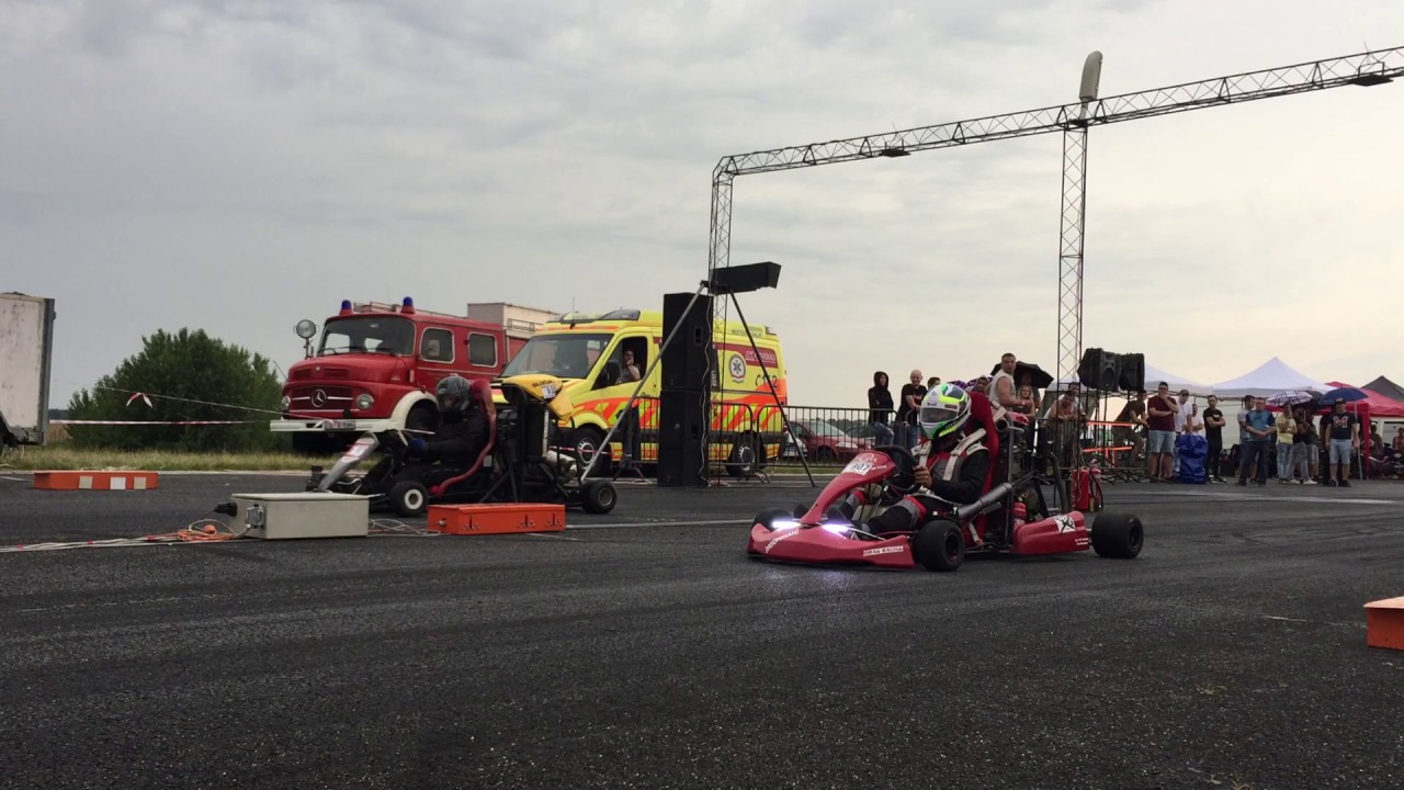 Go Kart drag racing - 1/4 mile drag racing - - YouTube