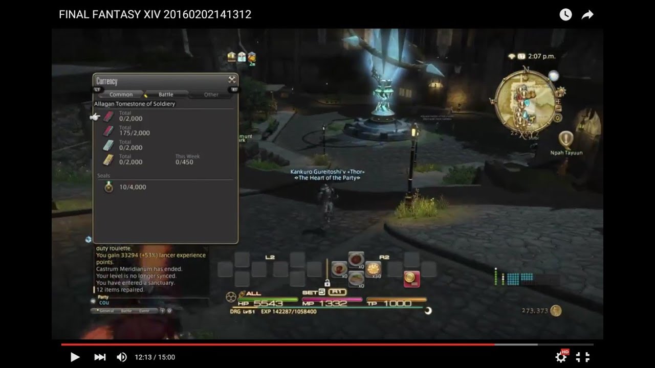 FF14 Kankuro Gurreitoshi'v /' Pt 251 Auriana Mor Dhana Allagans Pt 2 ...
