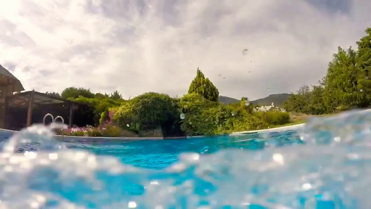 JAWS in the pool - YouTube