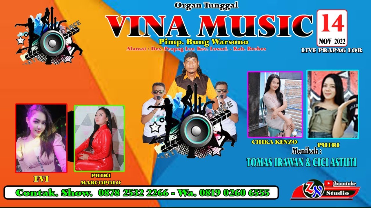LIVE STRIMING ORGAN VINA MUSIC LIVE PRAPAG LOR. 14 Nov 2022 - YouTube