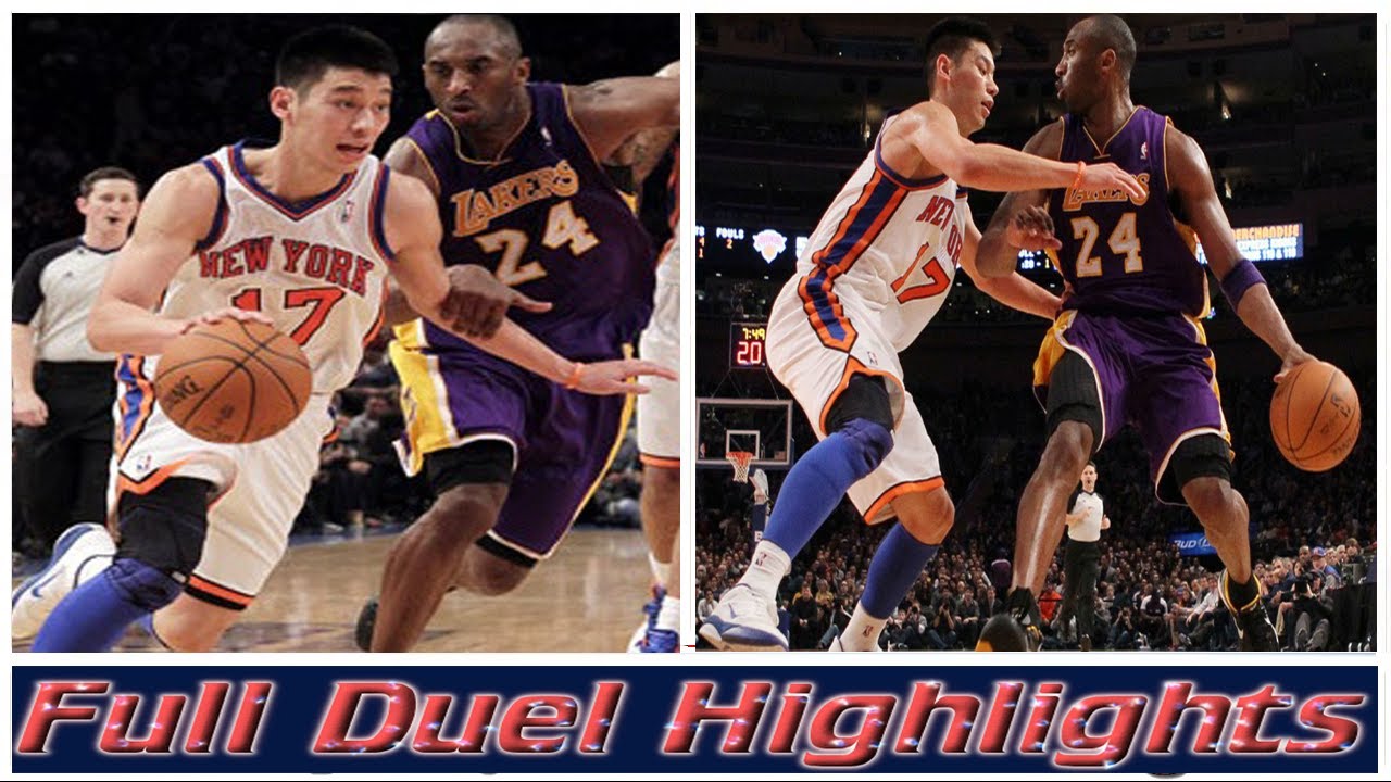Kobe Bryant VS jeremy Lin Full Duel LEGENDvs Kobe Bryant - YouTube