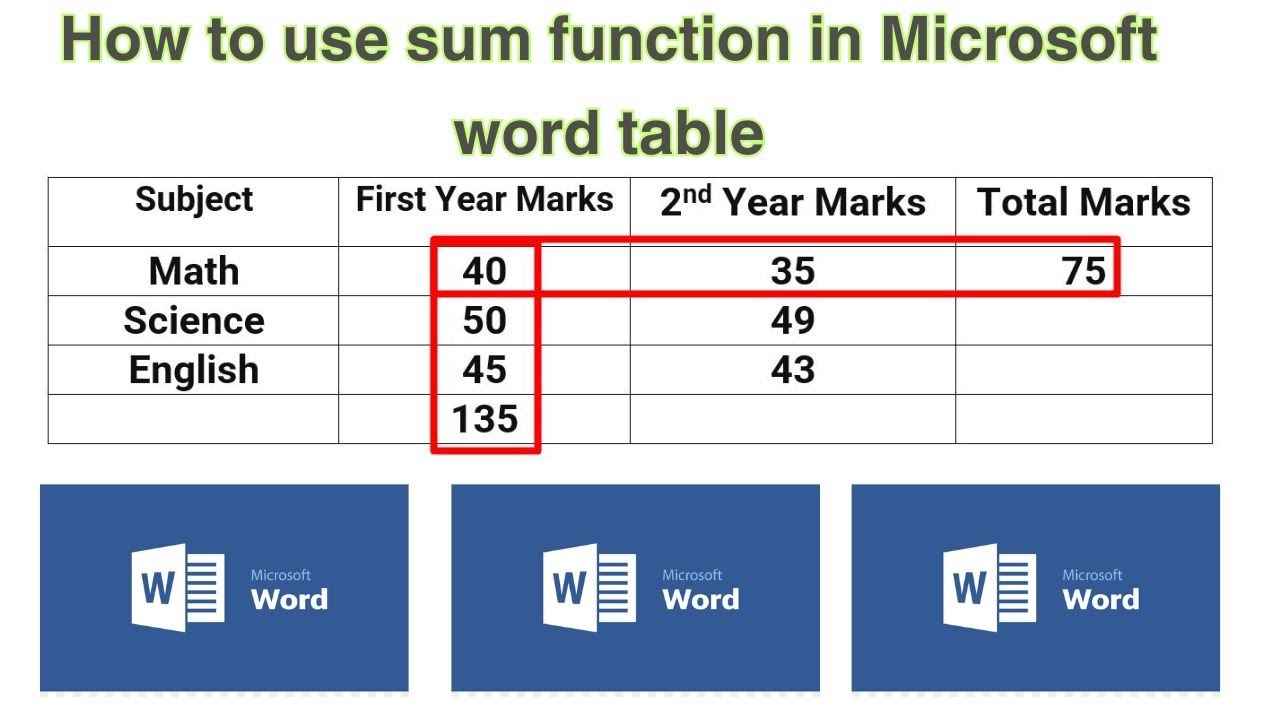 How To Use Sum Function In Microsoft Word Table How To Add Number In how-to-use-sum-function-in-microsoft-word-table-how-to-add-number-in