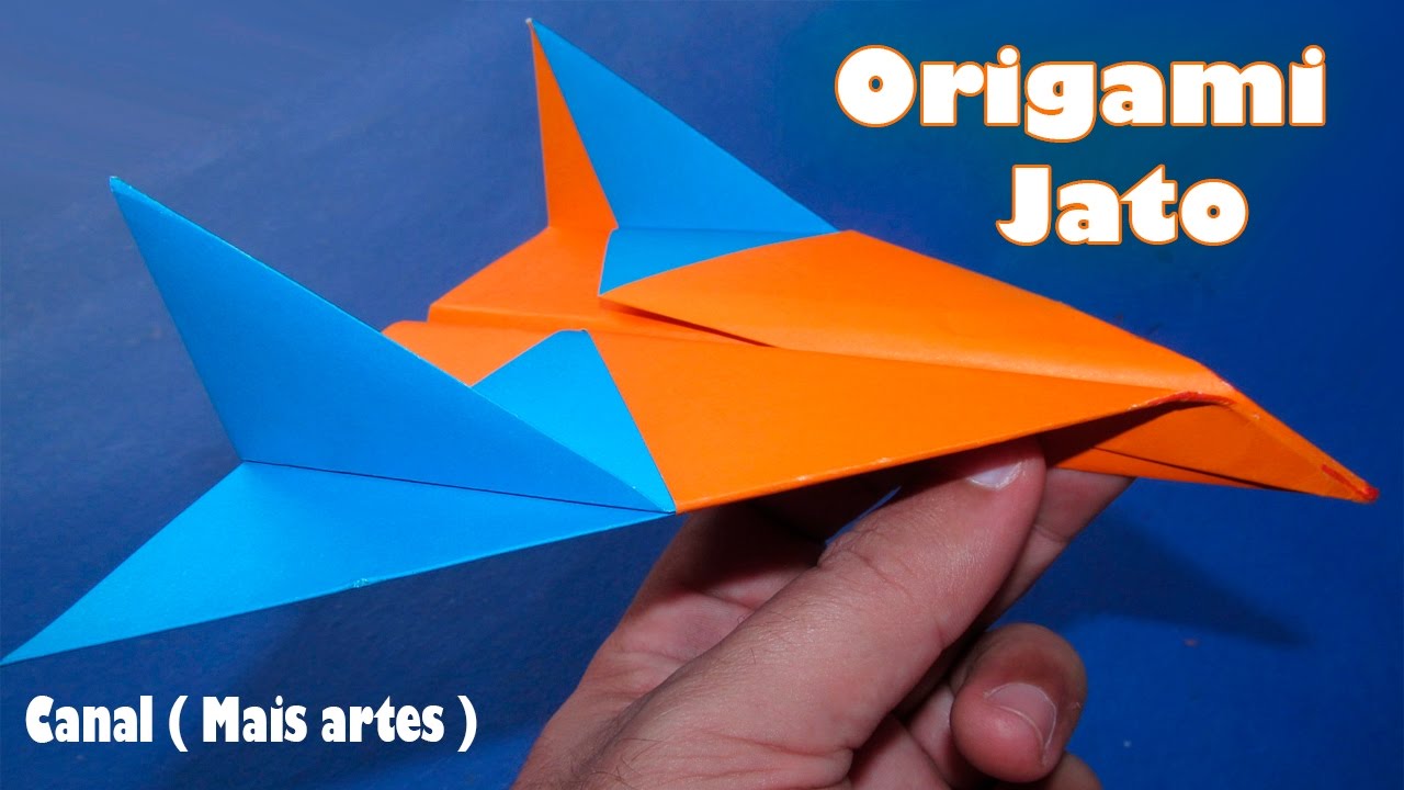 Origami Super Jato. - YouTube