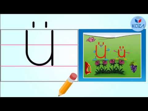 'Ü' Harfi Büyük Harf Yazma Videosu