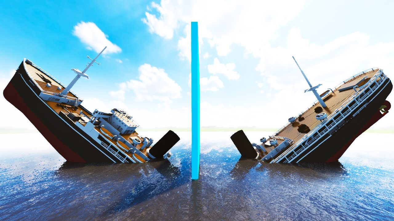 Ships Cut In Half (Giant Plate) | Teardown - YouTube