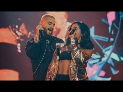 SIM OU NÃO - Anitta & Maluma (Performance) Ao Vivo - Movistar Arena ...
